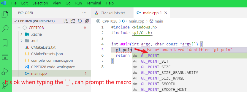 Macro Proposal Is Missing When Macro Name Contains Underscore And Prefix Does Not · Issue 1480 2274