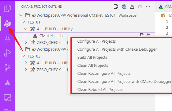 Add multiple directories to the workspace and all directories will be configured even if I only ...