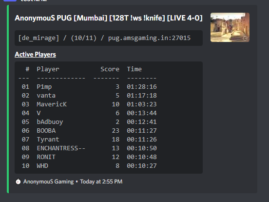 GitHub - SanjaySRocks/DiscordCSGO: Discord bot which query csgo ...