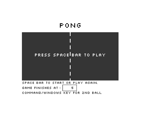 GitHub - risakanagawa/Pong-game: Classic Pong Game...