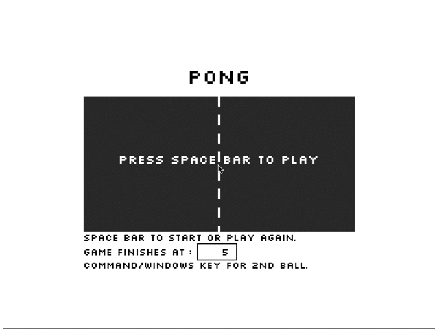 GitHub - risakanagawa/Pong-game: Classic Pong Game...