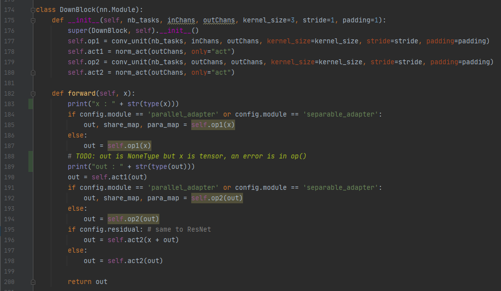 TypeError: leaky_relu(): argument 'input' (position 1) must be Tensor, not NoneType · Issue #14 ...