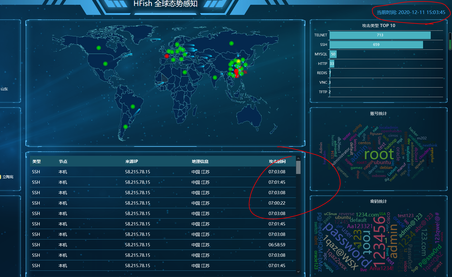 大屏攻击列表更新缓慢 · Issue #121 · hacklcx/HFish · GitHub