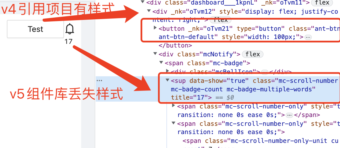 bug: 打包输出组件的antd-v5与调用项目antd-v4样式冲突 · Issue #1515 · umijs/dumi · GitHub