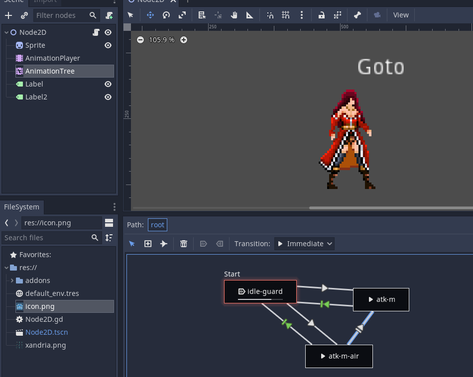 AnimationNodeStateMachine don't play synced animations · Issue #67953 · godotengine/godot · GitHub