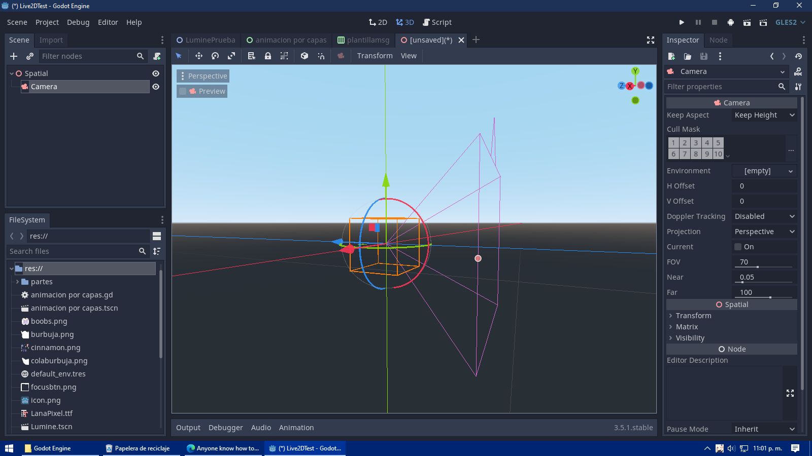Camera3D FOV not shown in Editor (Godot 4 stable) · Issue #74371 · godotengine/godot · GitHub