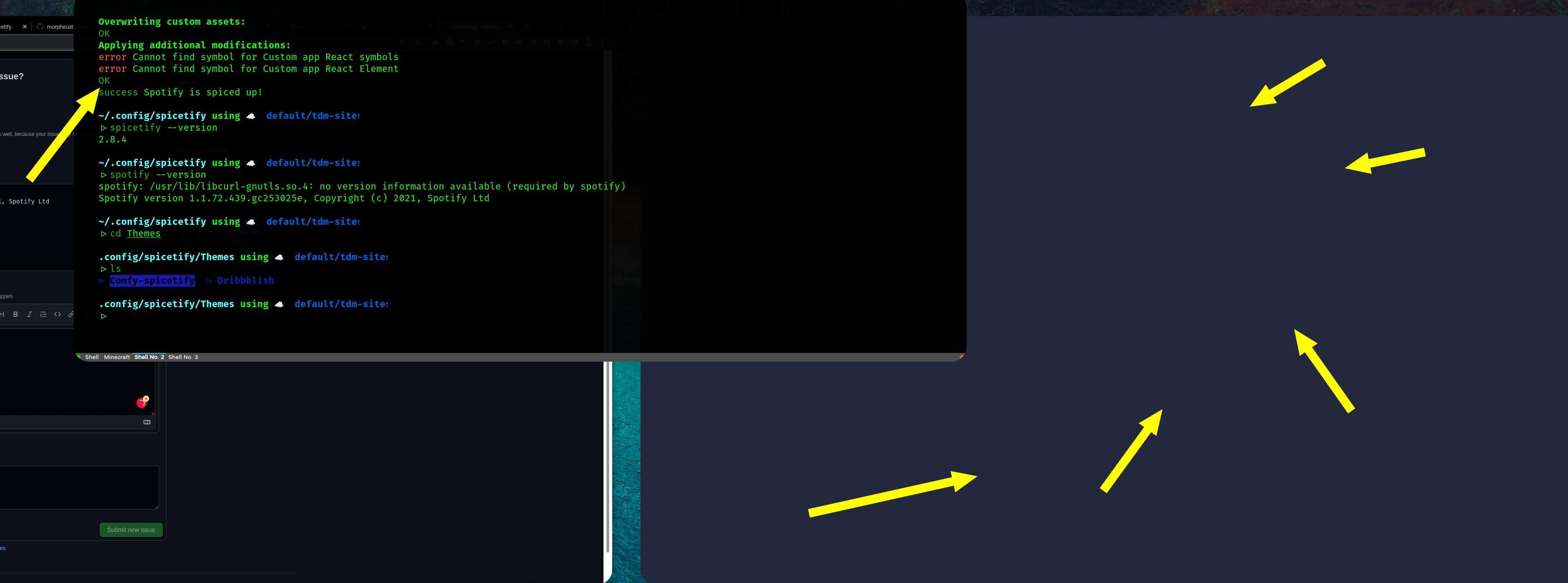 Black screen for the new official AUR spotify version · Issue #1466 · spicetify/cli · GitHub