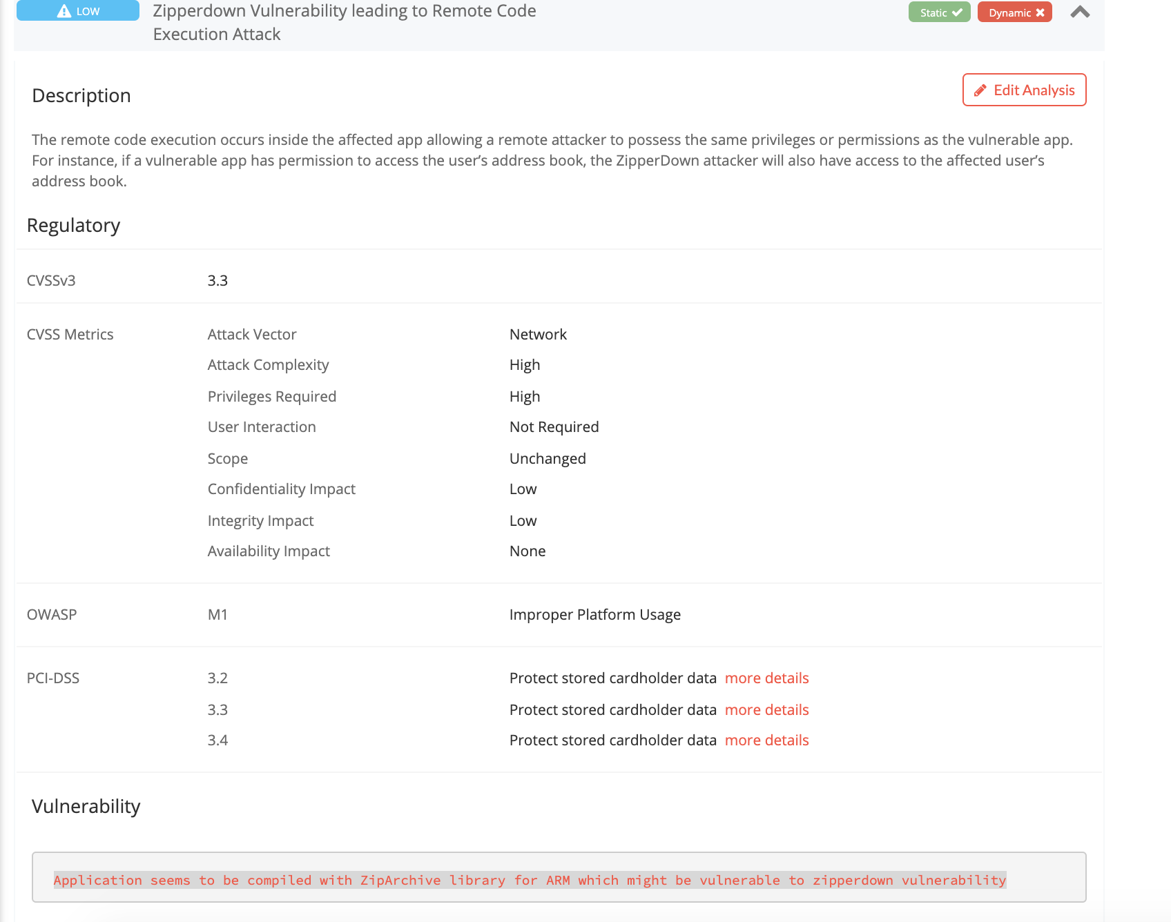 Zipperdown Vulnerability - Application seems to be compiled with ...