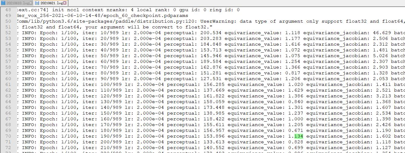 first order model通过resume恢复训练遇到的问题 · Issue #350 · PaddlePaddle/PaddleGAN · GitHub