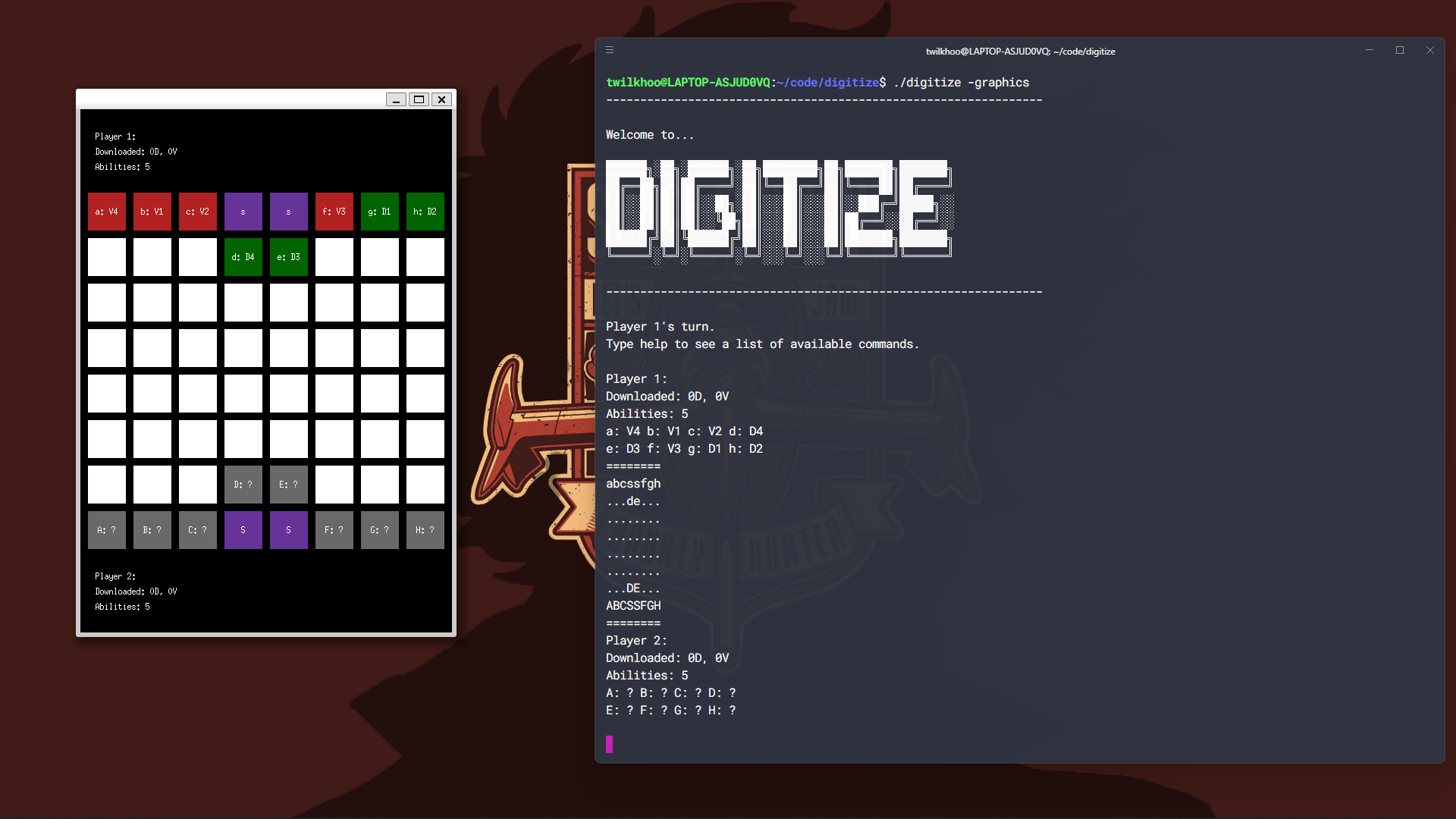 GitHub - twilkhoo/digitize: Digitize: A Stratego-style two player game made in C++.
