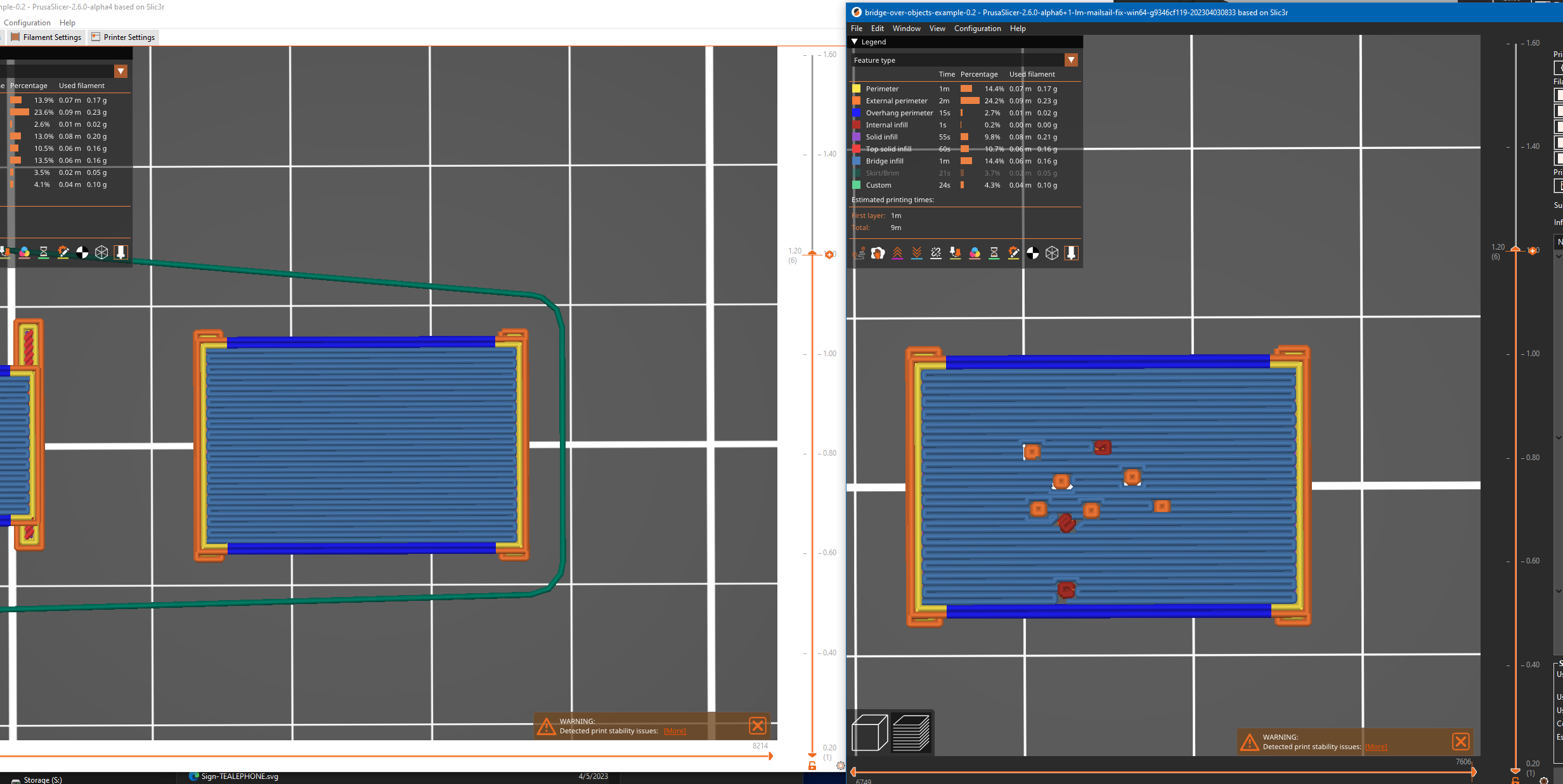 Impossible bridges when bridging over/near underlying geometry · Issue #10412 · prusa3d ...