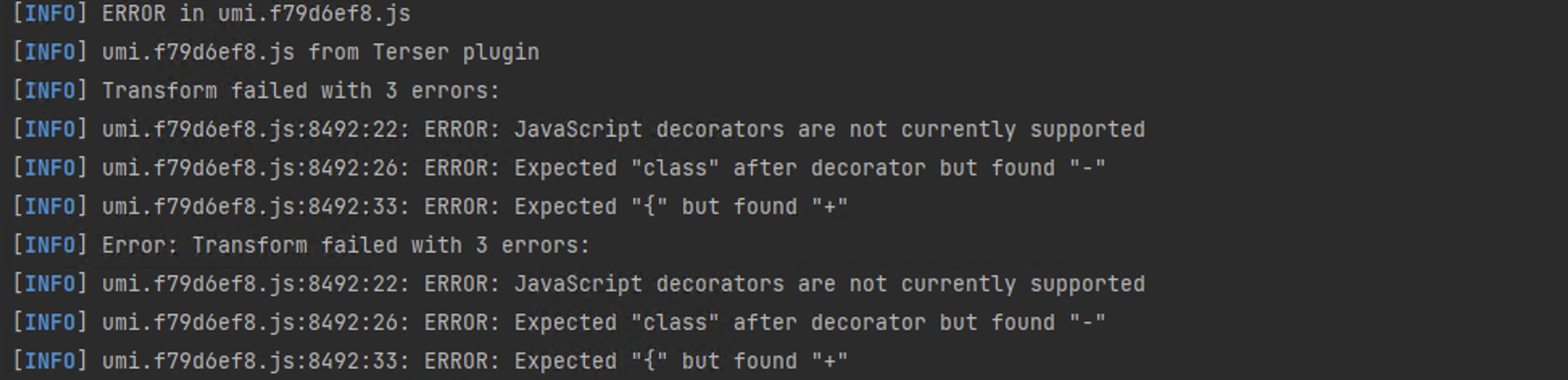 [Bug] Windows 编译失败，mac没有问题 · Issue #11571 · umijs/umi · GitHub
