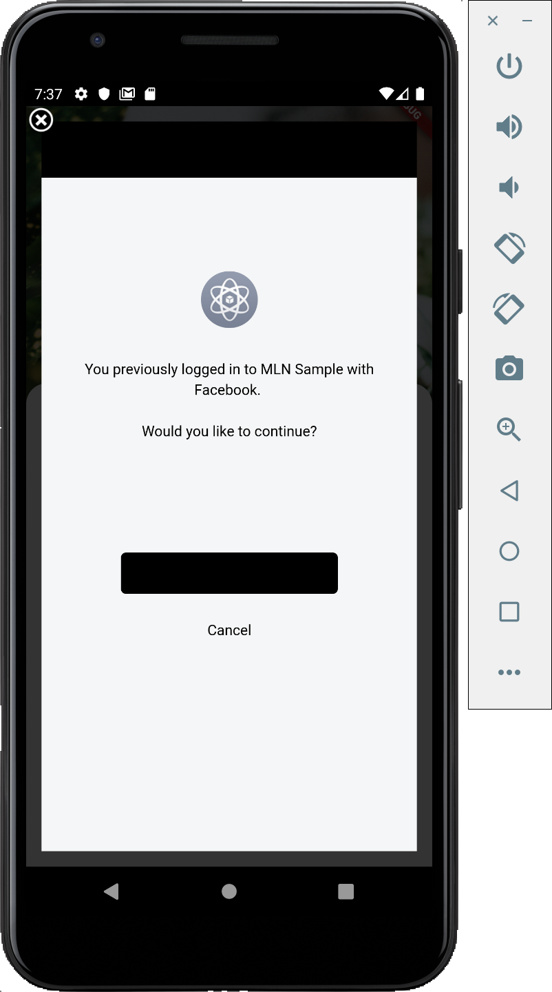 Black button appear in the ask before re-login Facebook screen · Issue #175 · roughike/flutter ...