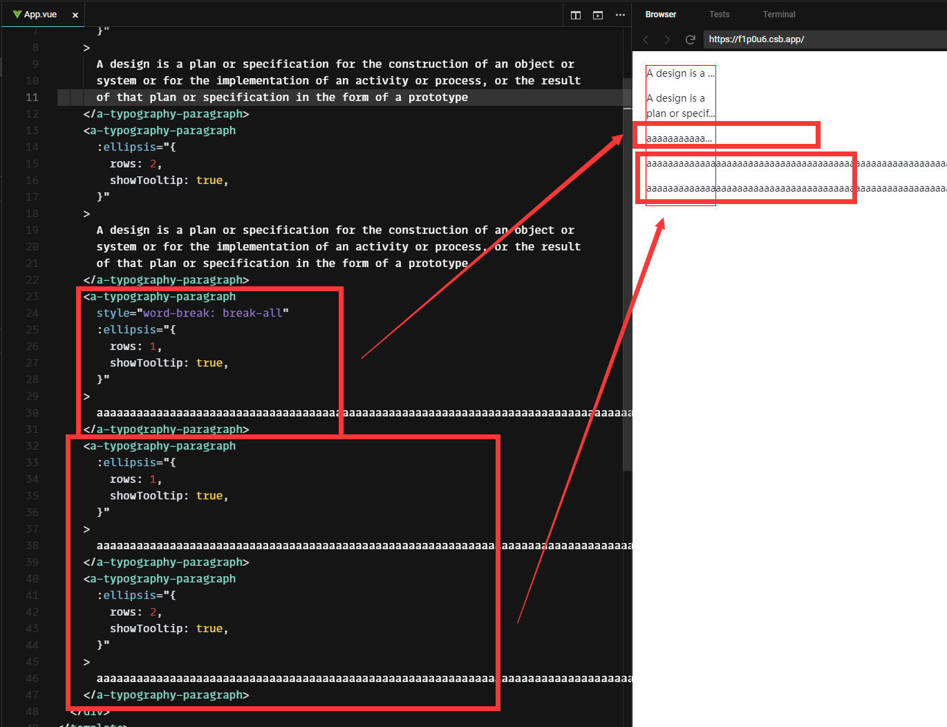 Typography英文无法自动换行-附解决办法 · Issue #2398 · arco-design/arco-design-vue · GitHub