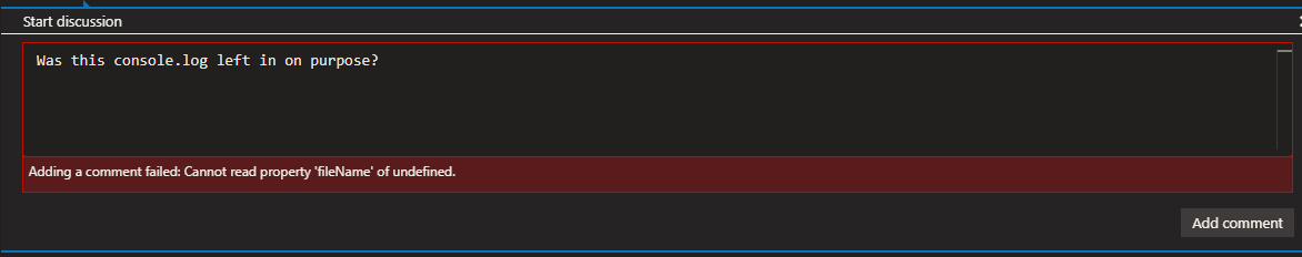 Cannot read property 'fileName' of undefined · Issue #584 · microsoft/vscode-pull-request-github ...