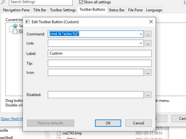 Classic Explorer: %3 and %4 produce temporary files but doesn't execute command · Issue #664 ...