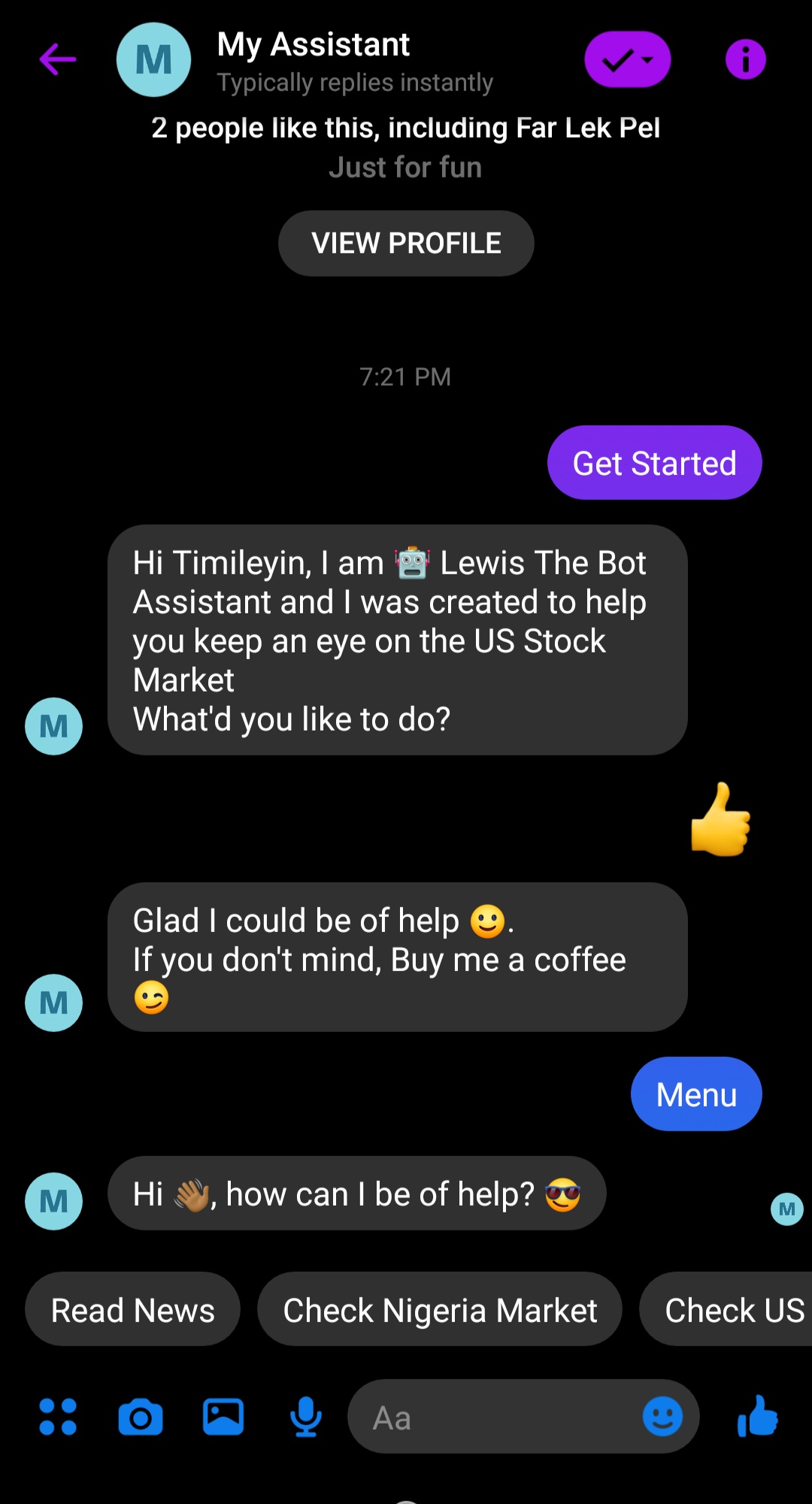 GitHub - rafmme/mkt-bot-assistant: A Telegram & Facebook Messenger Chat Bot app that provides ...