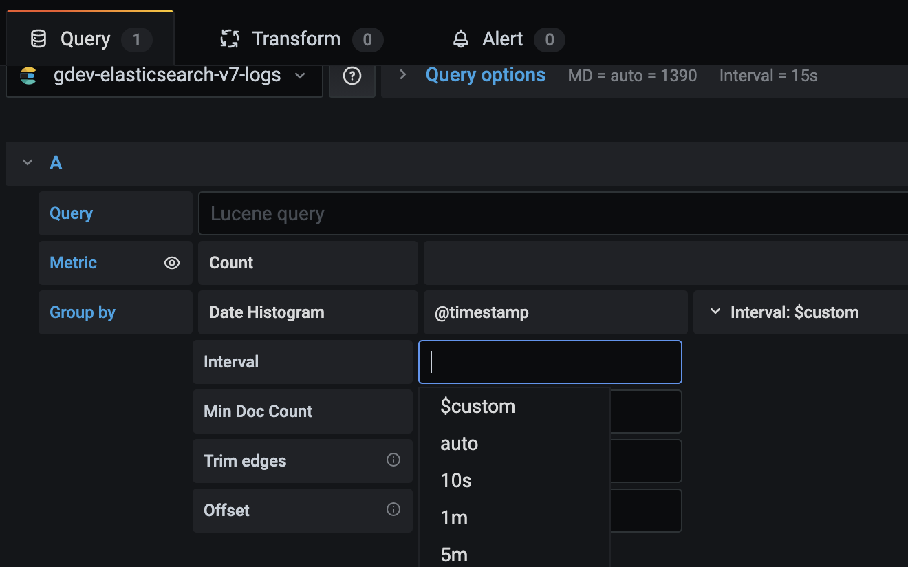 Elastic The Interval Variables Are Not Displayed In The Query Interval · Issue 39445