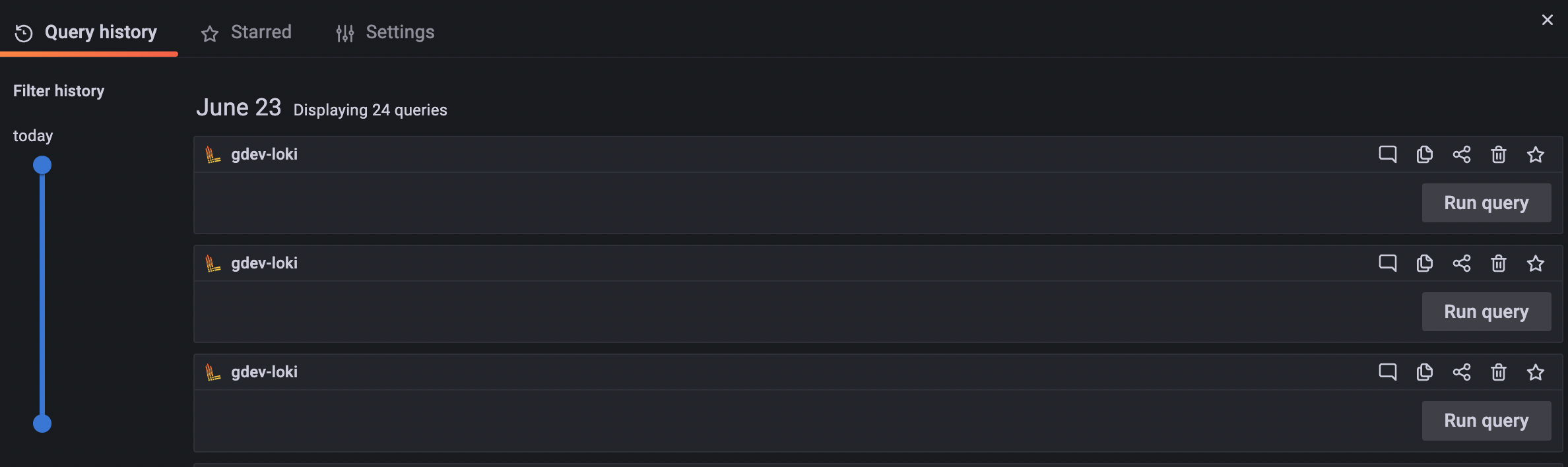 Query history: Empty queries are being saved in history · Issue #51328 ...