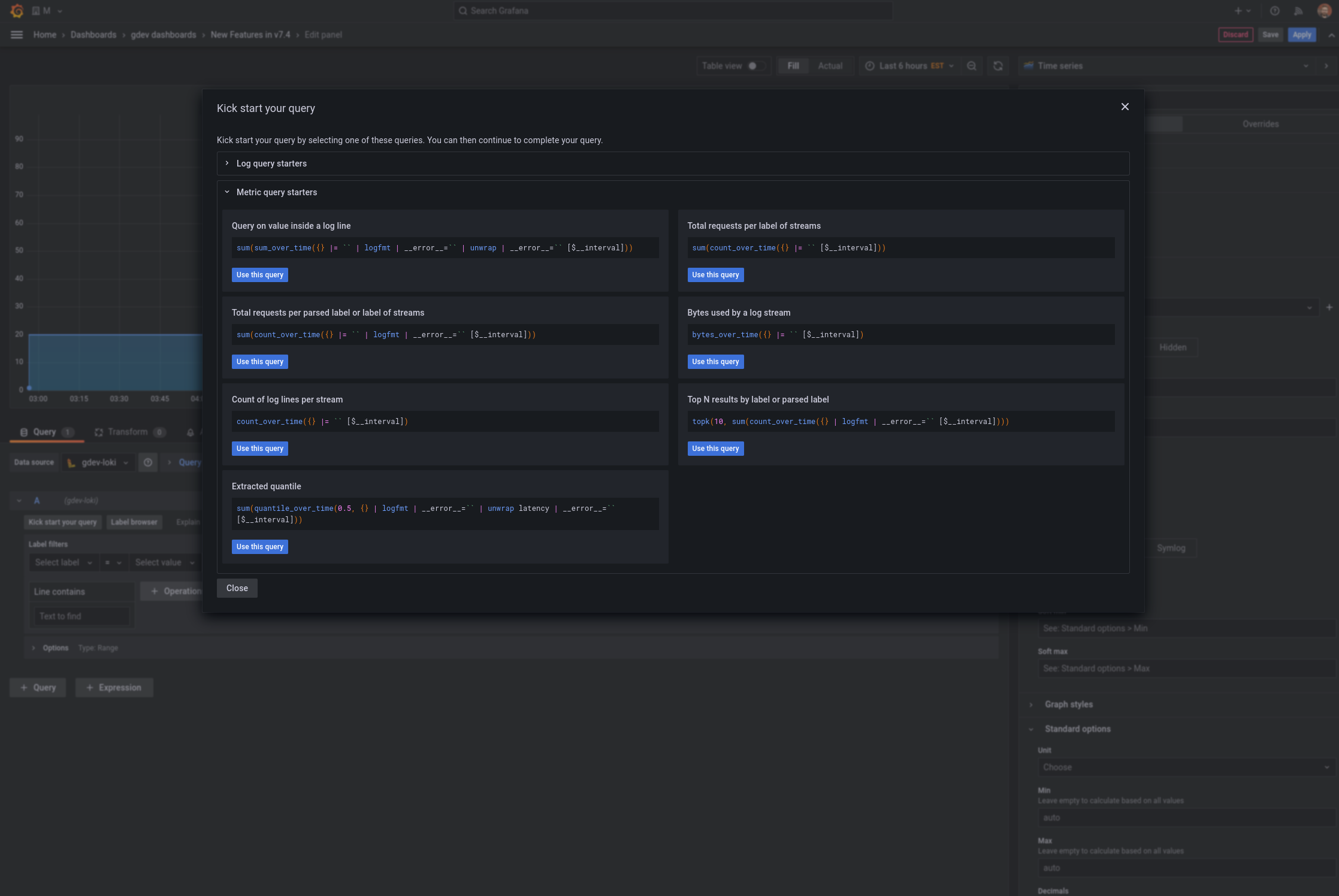 Loki Increase Width Of Modals In Query Builder · Issue 59642 · Grafanagrafana · Github 