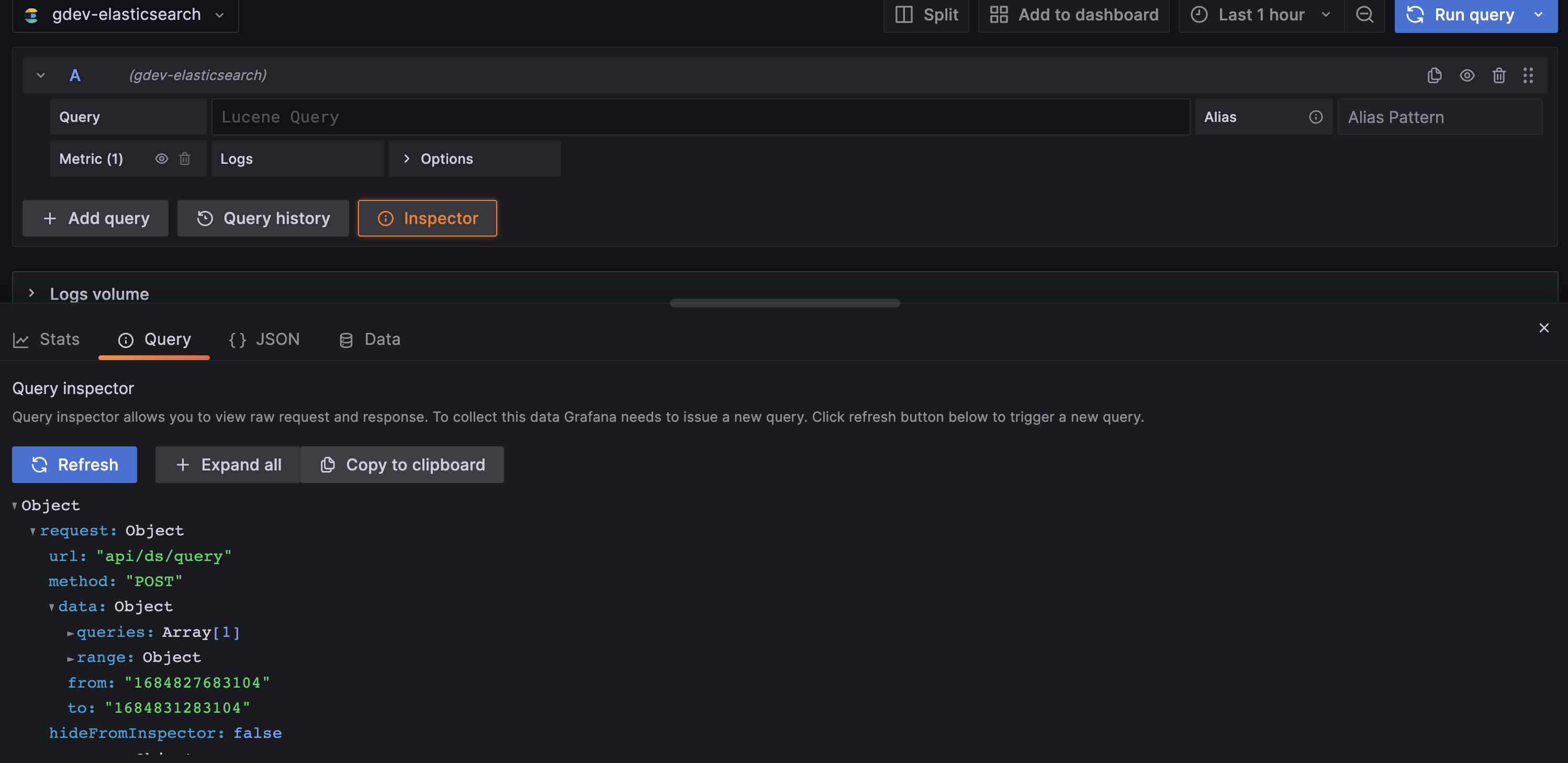 Regression: Explore: Elastic: lots of [object Object] values when viewing Elastic logs in 9.5.1 ...