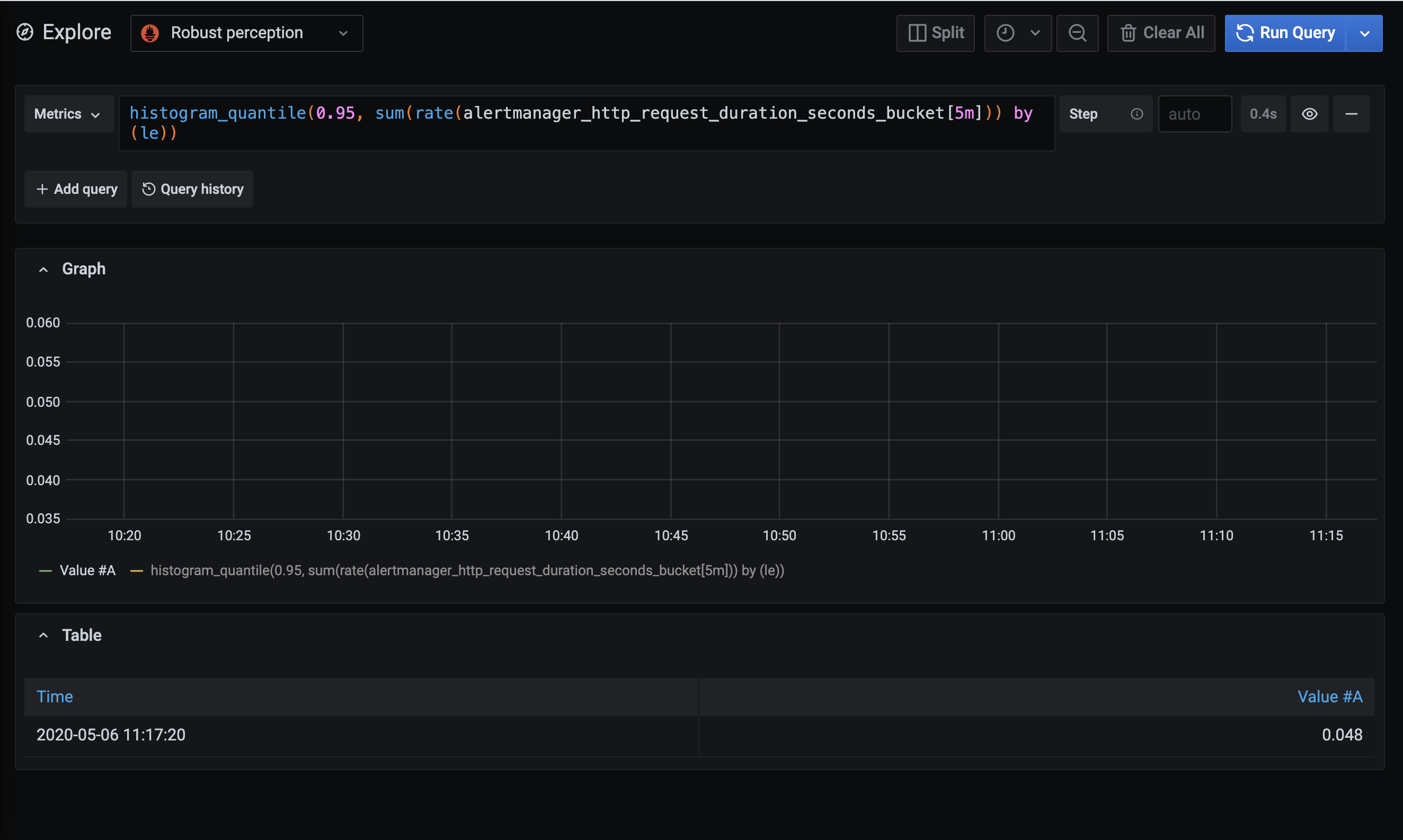 Explore/Prometheus: Remove showing of results of instant queries in ...