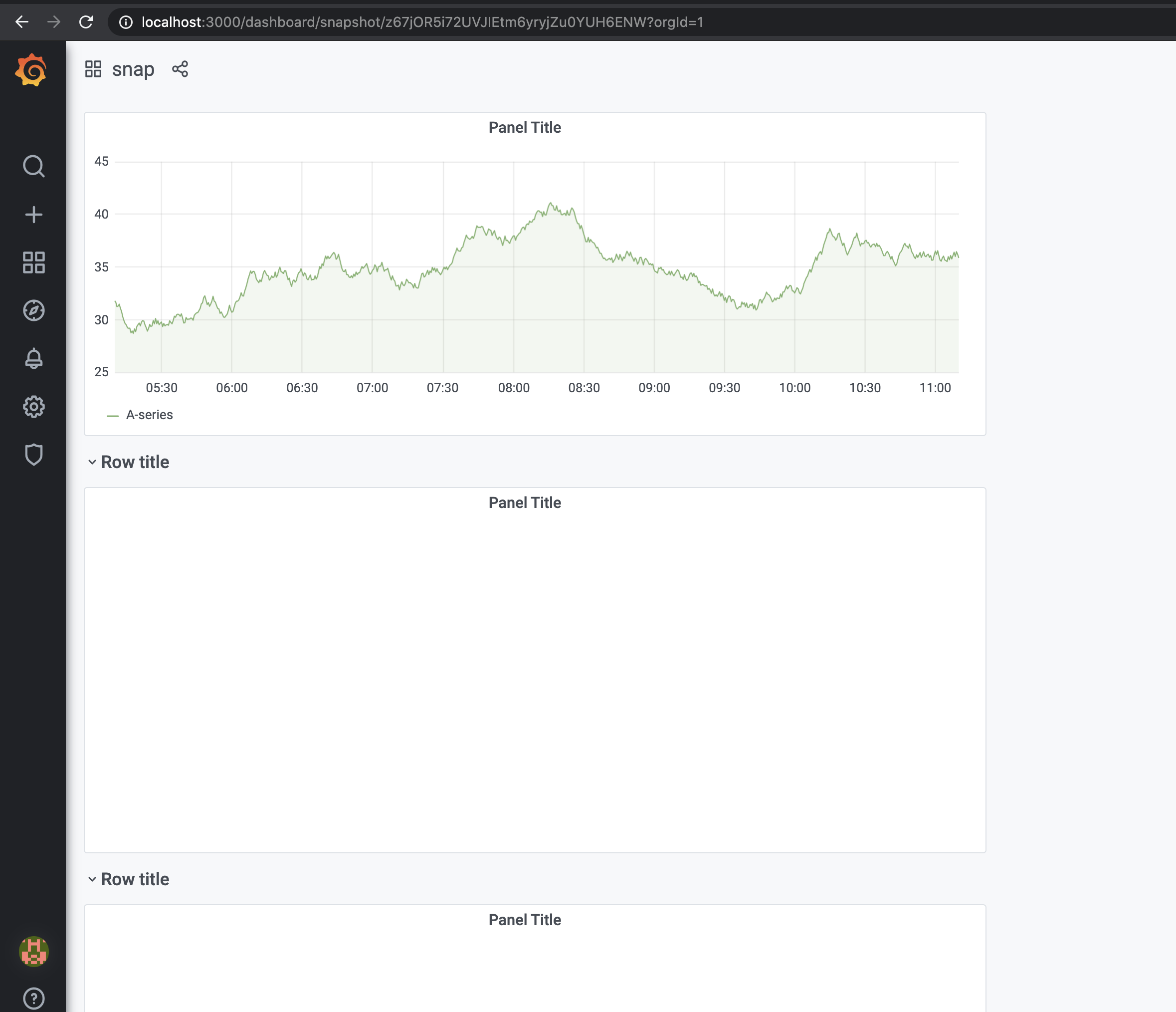 Snapshots have problems with rendering panels inside collapsed rows · Issue #26483 · grafana ...