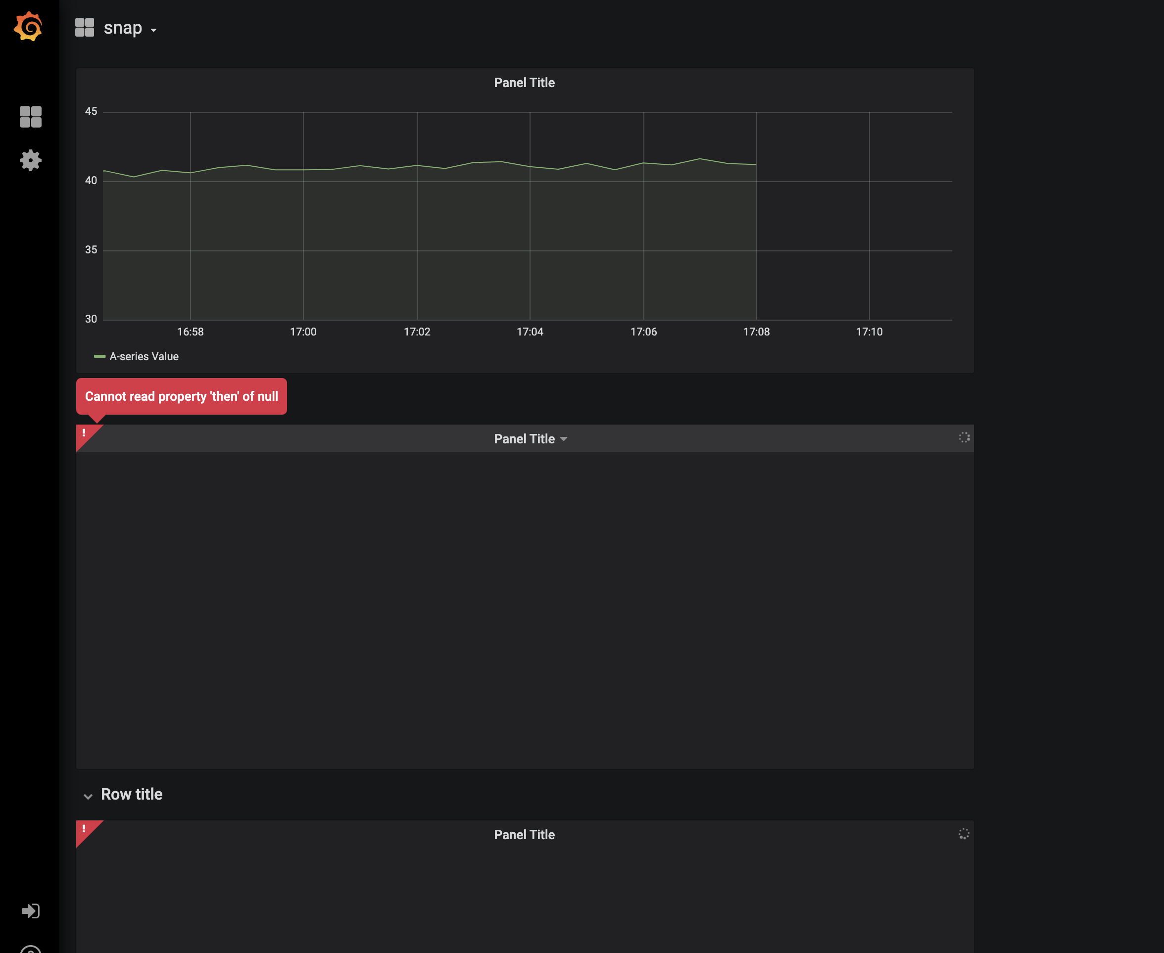 Snapshots have problems with rendering panels inside collapsed rows · Issue #26483 · grafana ...