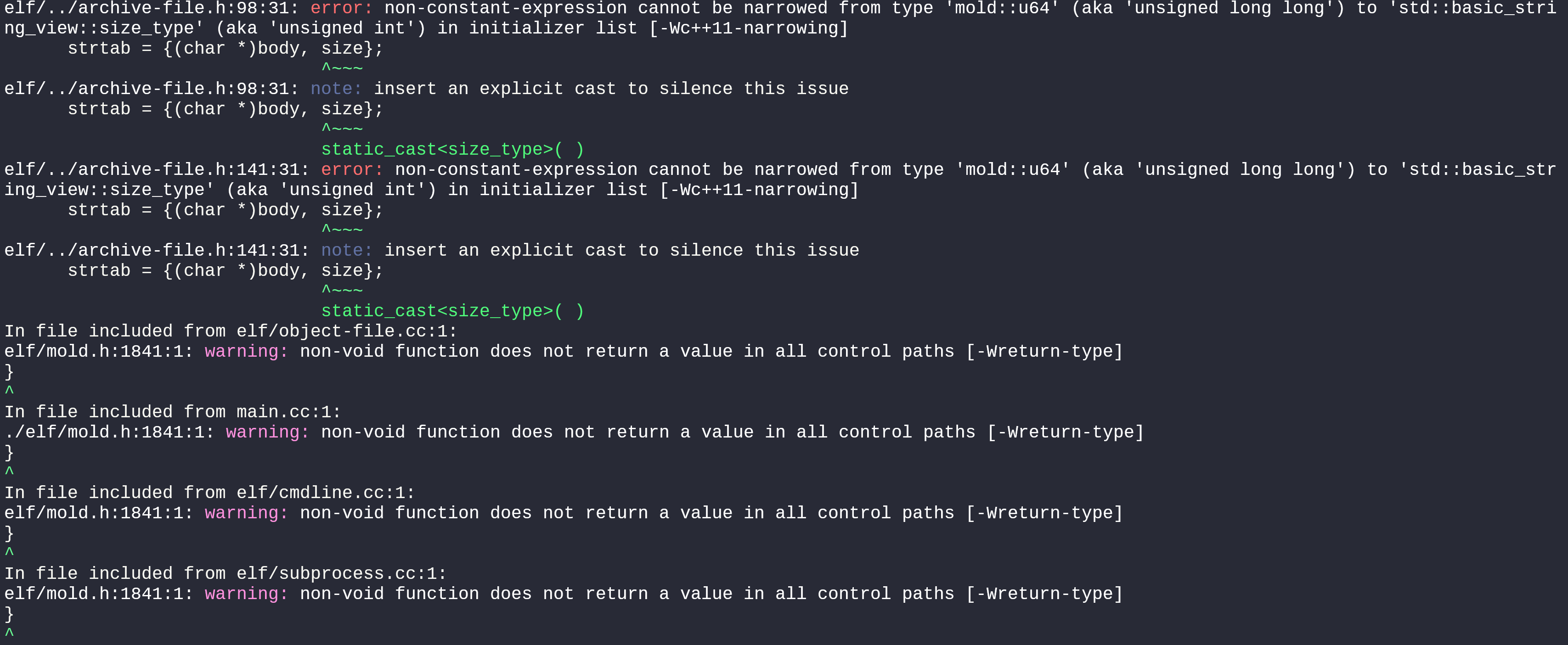 build for Android failed · Issue #231 · rui314/mold · GitHub