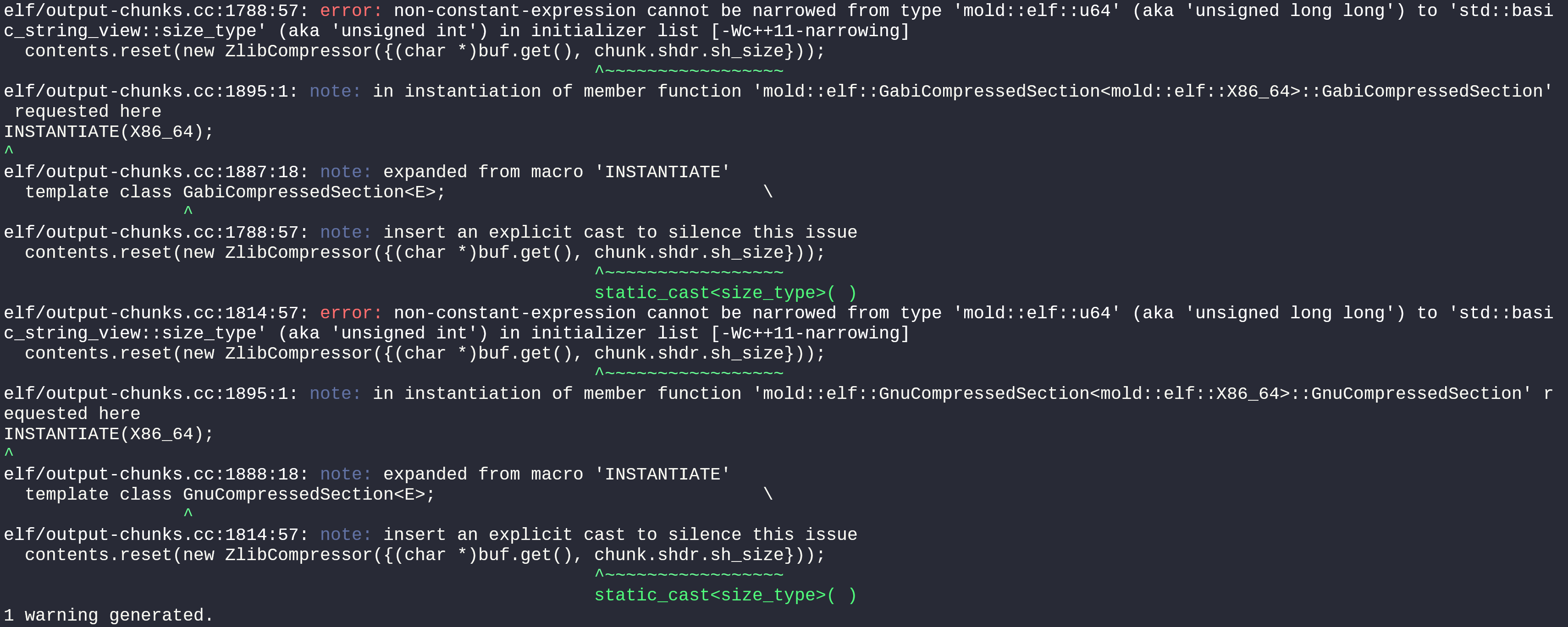 build for Android failed · Issue #231 · rui314/mold · GitHub