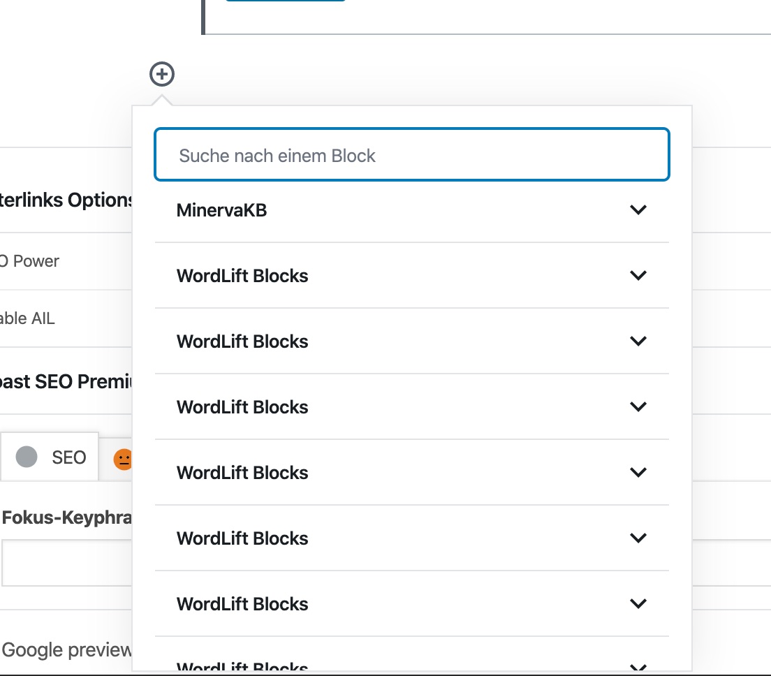 Gutenberg Block issue · Issue #1004 · insideout10/wordlift-plugin · GitHub