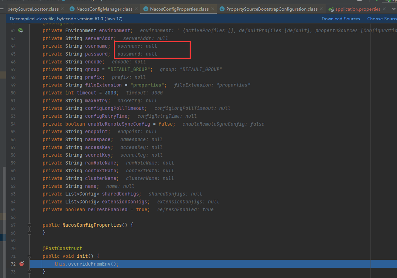 Springcloud服务启动异常，code=403,msg=unknown user · Issue #10087 · alibaba/nacos · GitHub