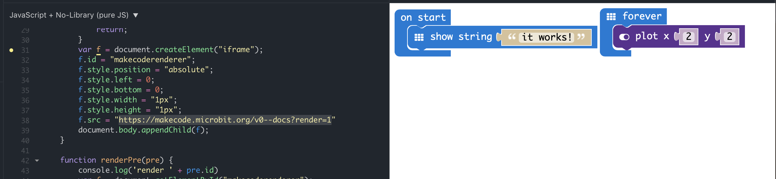 Embedded SVG blocks with V1 won't render · Issue #1511 · microsoft/pxt ...