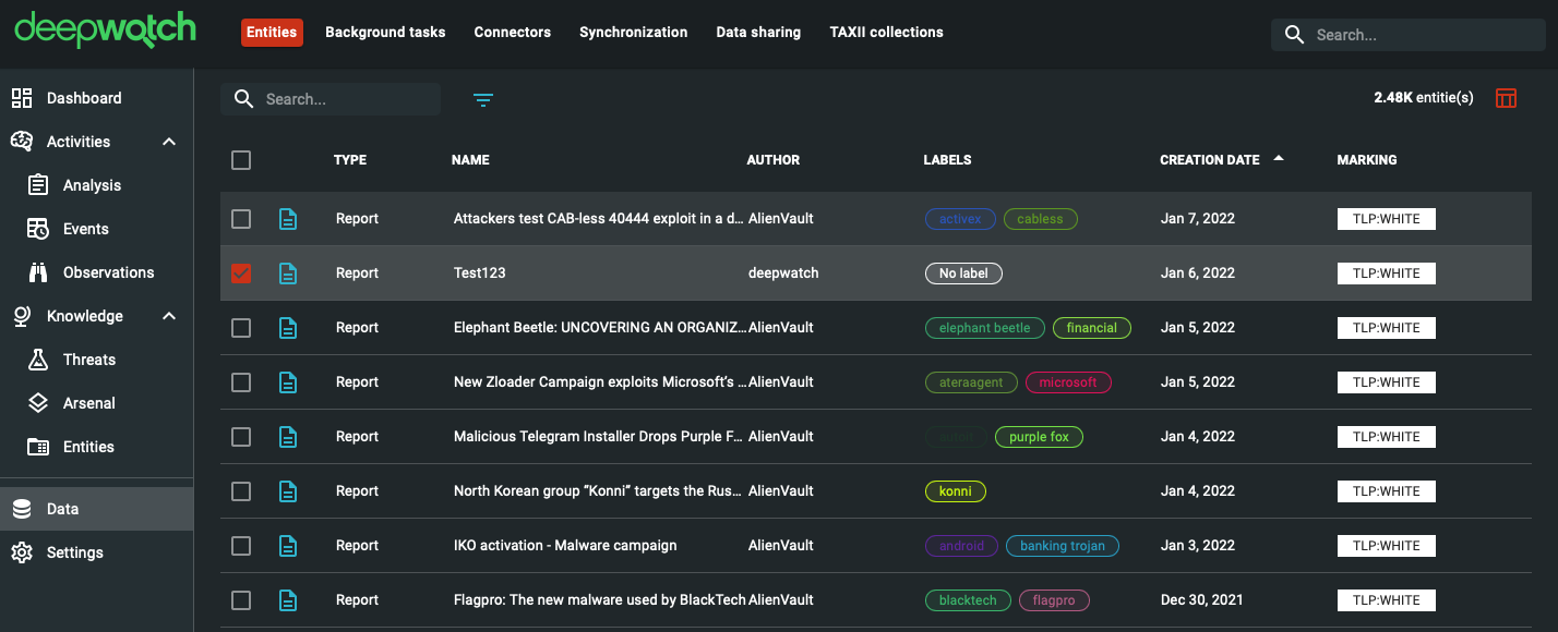 Cannot create reports · Issue #234 · OpenCTI-Platform/client-python · GitHub