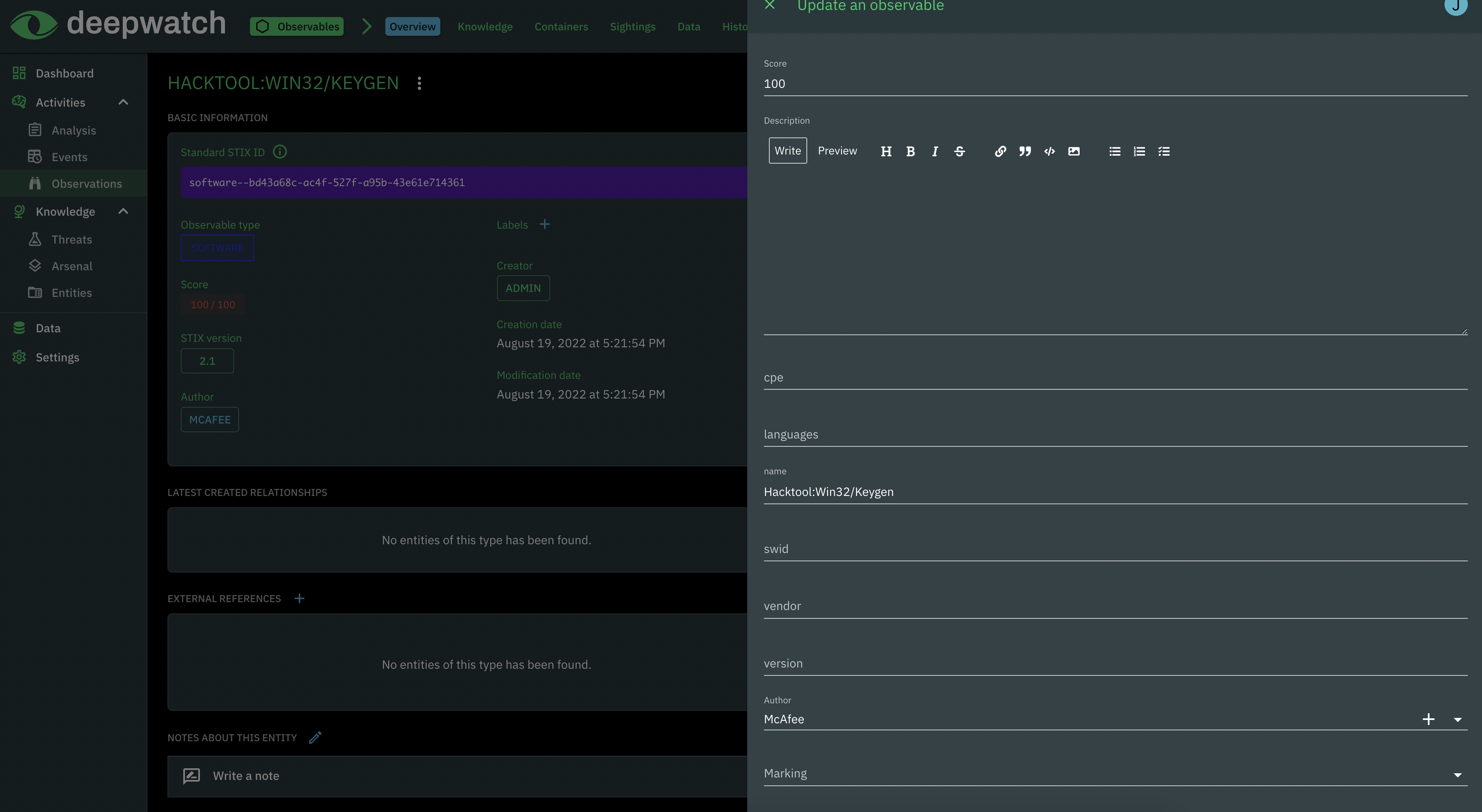 Stixcyberobservablesread Does Not Return All Fields Within The 5016