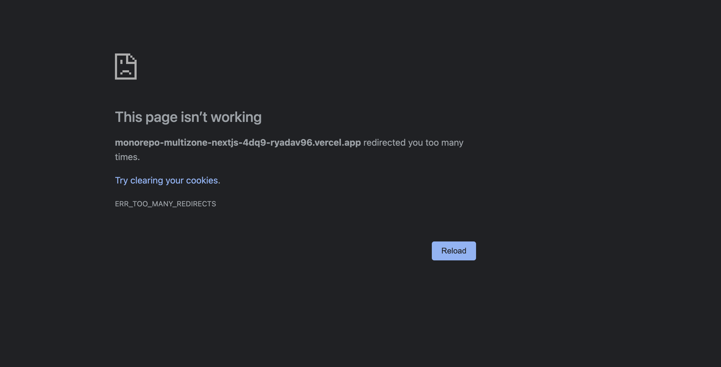Trying To Deploy A Multi Zone App Getting · Vercel Nextjs · Discussion 44921 · Github