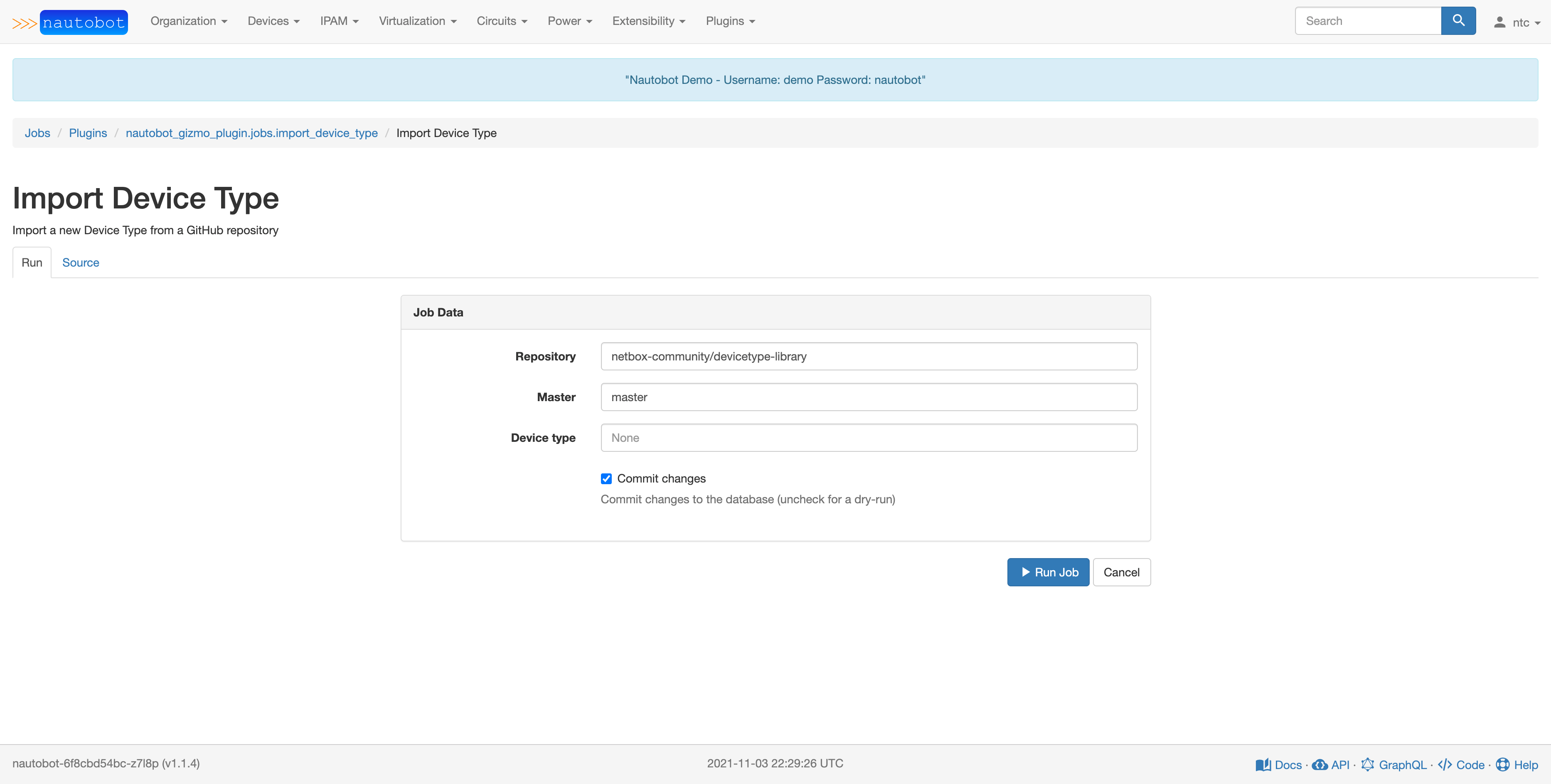 Save Job Data with JobResults to keep track of what triggered the job · Issue #1054 · nautobot ...