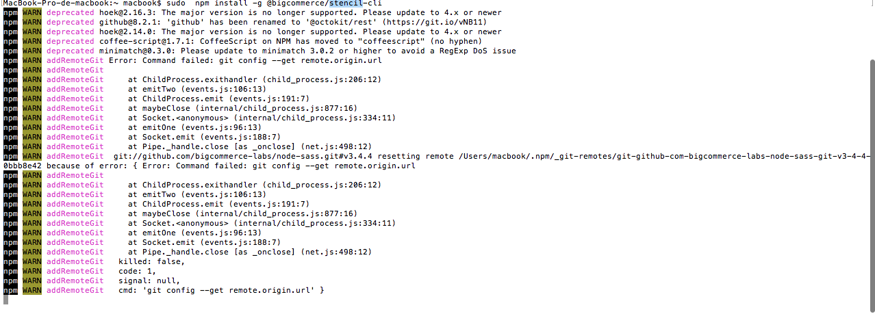 Error: Command failed: git config --get remote.origin.url · Issue #411 · bigcommerce/stencil-cli ...