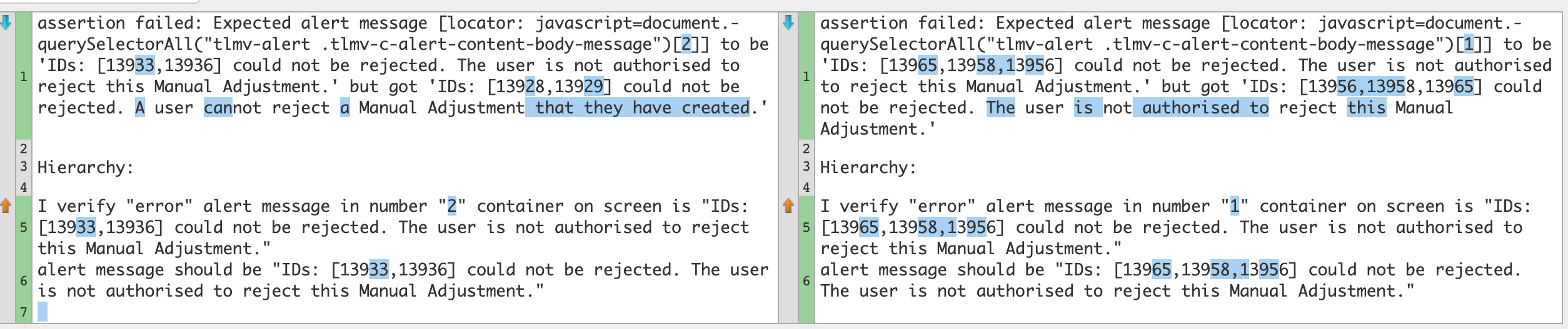 Unable to do a strict match even when match level set to 100 % · Issue ...