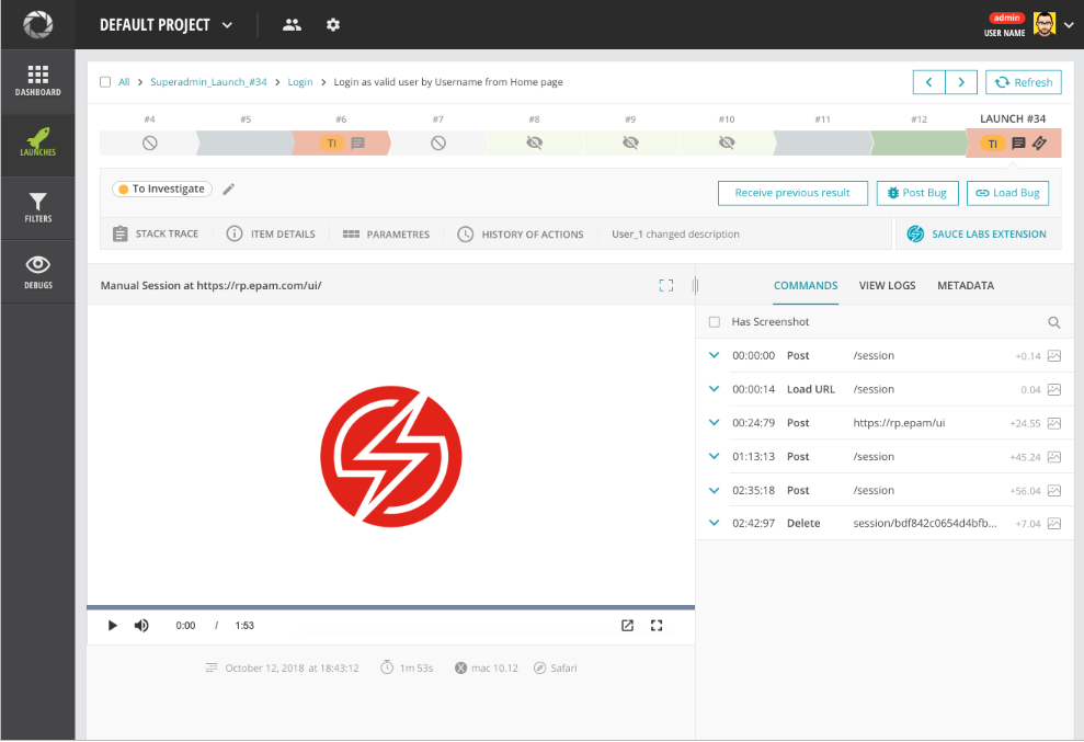 Integration with SauceLabs · Issue #348 · reportportal/reportportal · GitHub