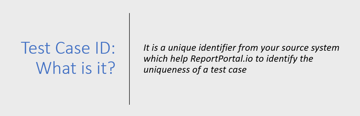 New field: Test Case ID · Issue #895 · reportportal/reportportal · GitHub