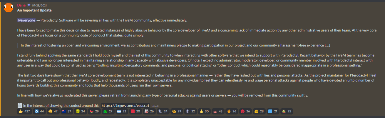 [Bug]: FiveM egg not working, screenshot included · Issue #1788 ...
