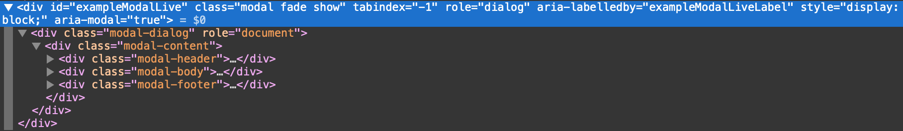 Modal Aria Label applied to the wrong element · Issue #5084 · react-bootstrap/react-bootstrap ...