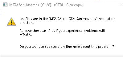 Add 'don't show this again' checkbox to asi warning · Issue #1200 · multitheftauto/mtasa-blue ...