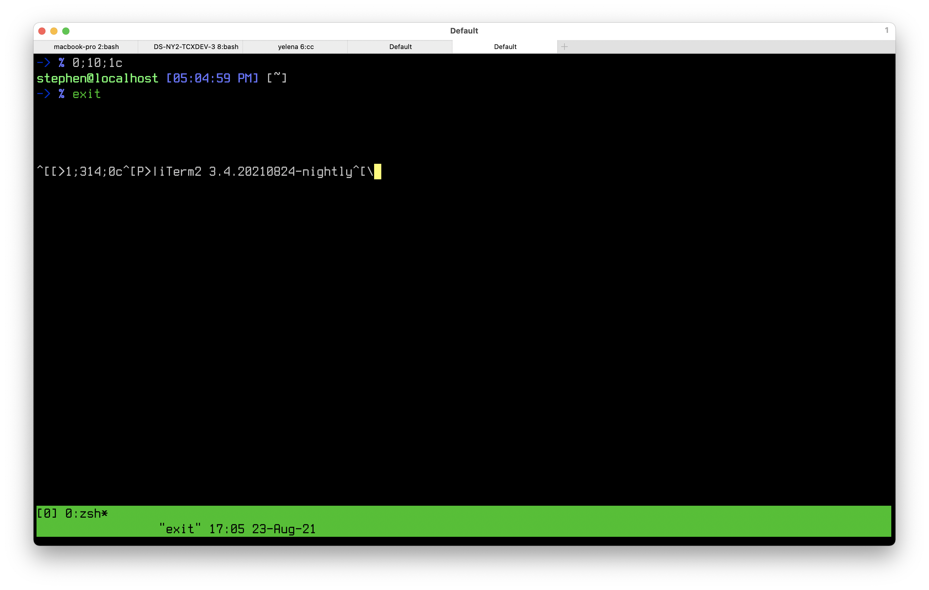 Help wanted: tmux print control chars after startup · Issue #2844 ...
