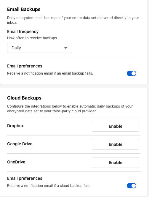 Self Owned Server Deployment The Daily Email Backup Does Not Take