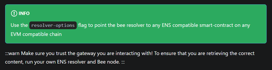 Add missing line-break stopping "warn" formatting by NessDan · Pull Request #201 · ethersphere ...