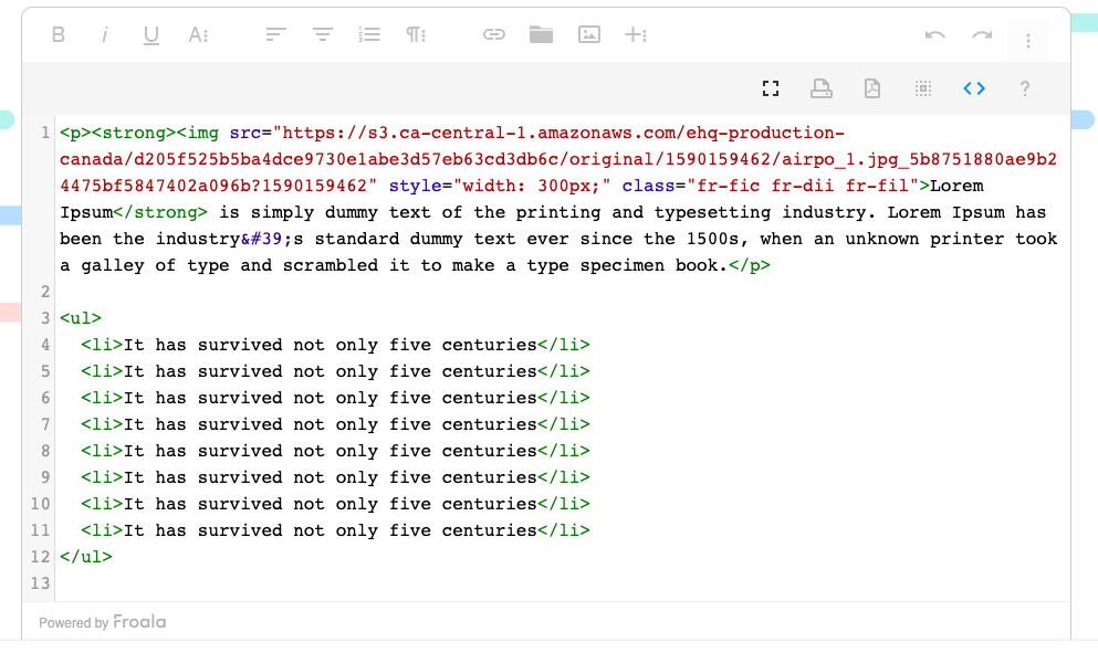 Issue while adding unordered list using code view · Issue #4009 · froala/wysiwyg-editor · GitHub