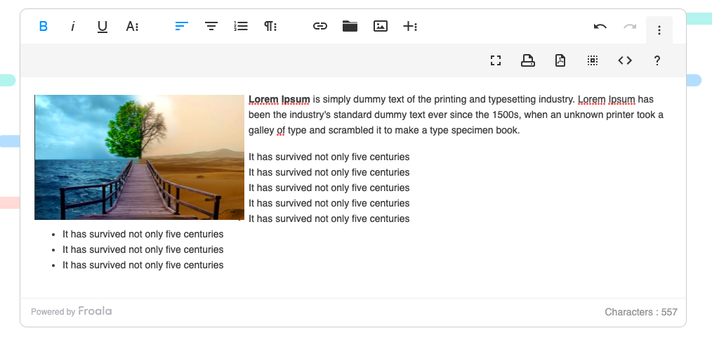Issue while adding unordered list using code view · Issue #4009 · froala/wysiwyg-editor · GitHub