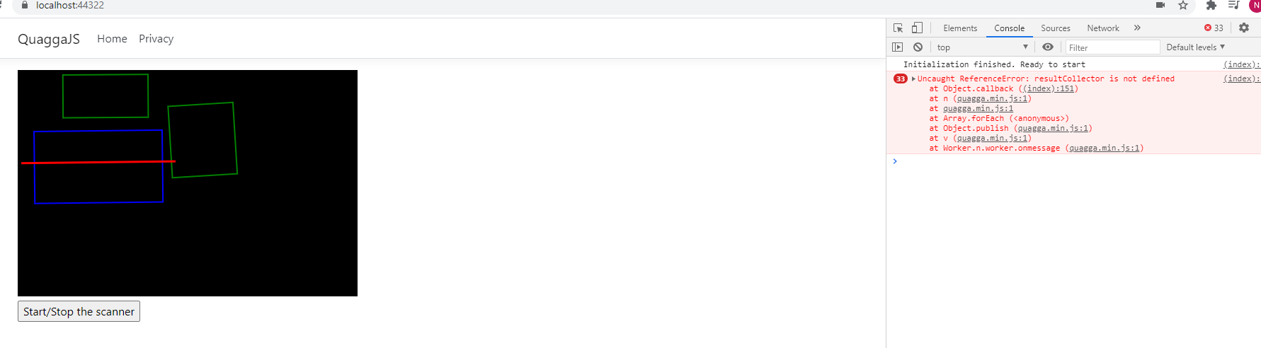 Trying to implement resultCollector to return the scanned image · Issue #449 · serratus/quaggaJS ...